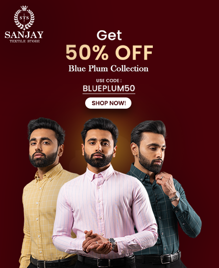 Shop Modern Men's Ethnic Wear & Formal Shirts Online | Sanjay Textile ...